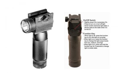 Top Rifle Foregrips with Flashlight on Amazon - Beginner Gunner